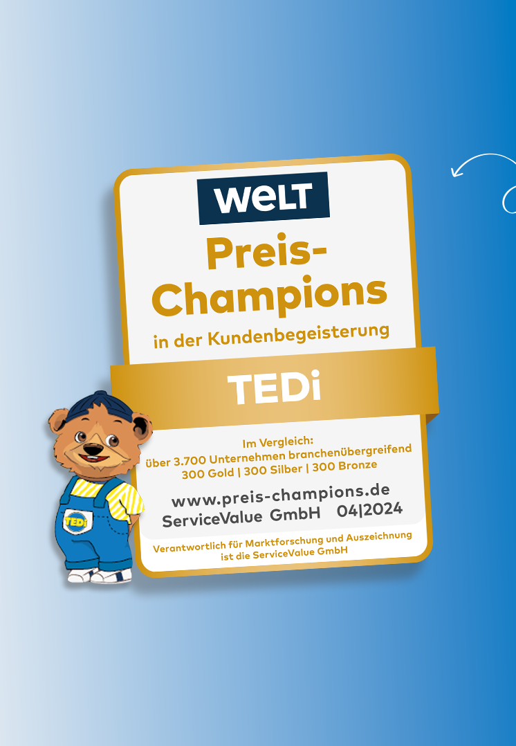 Alles für Ihre Dekoration, Party, Schreibwaren und vieles mehr: TEDi